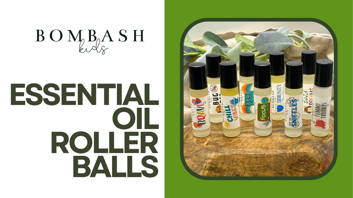 NEW! Kids Essential Oil Roller Balls – Bombash Botanical Skincare Co.